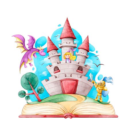 fantasy fairy tale clipart cartoon characters vector image 3293937