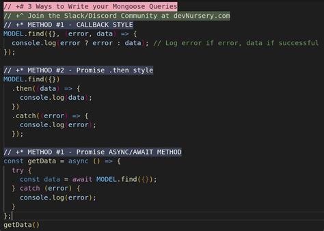 alex merced on linkedin 3 ways to write your mongo queries with mongoose