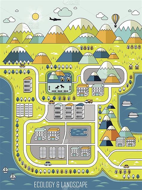 生态系统概念素材 花瓣网