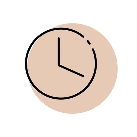 Premium Vector Vector Clock Icon