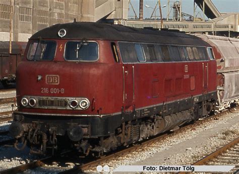 Vorserienlokomotiven der Baureihe 216 auf der Angertalbahn