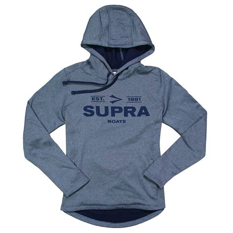 Supra Womens Heather Hooded Sweatshirt Navy Heather Clearance