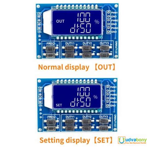 Channels XY LPWM Signal Generator PWM Pulse Wave Frequency Digital Signal Generator Square