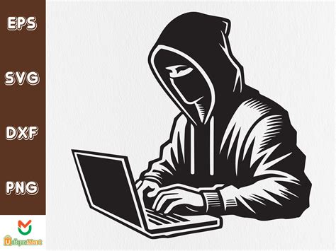 Digital Tech Programmer Hacker Svg Graphic By Uniquemart · Creative Fabrica