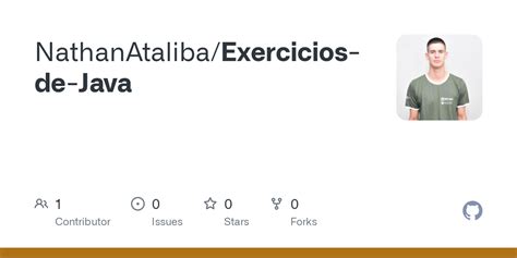 Github Nathanataliba Exercicios De Java