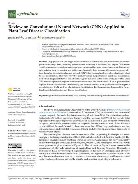 Lu Et Al2021review On Convolutional Neural Network Cnn Applied To
