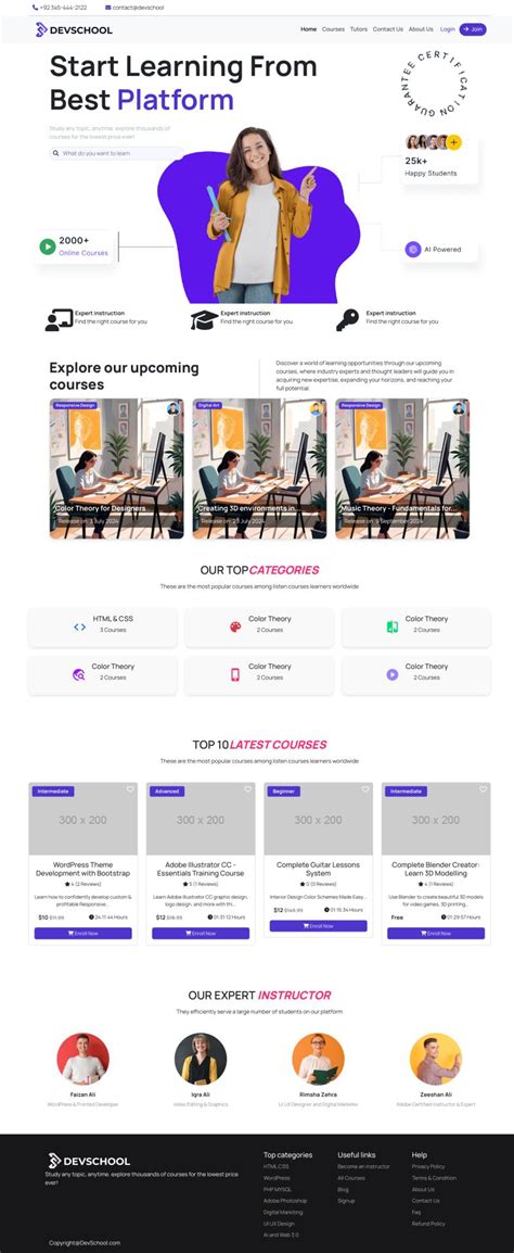 Faizan Ali On Linkedin Designed With Bootstrap And Html Css Want To Learn More 😍