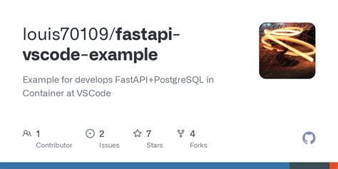 Github Louis70109fastapi Vscode Example Example For Develops