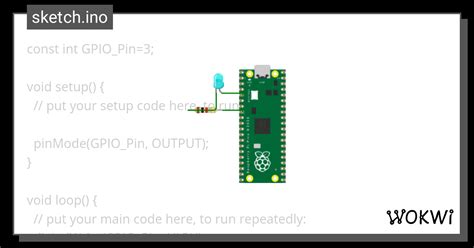Blinkingled Wokwi Esp32 Stm32 Arduino Simulator