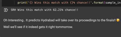 Rohan Malik On Linkedin Datascience Machinelearning Ai Artificialintelligence Ipl