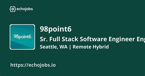 Hiring Sr Full Stack Software Engineer Engineering Usd 135k 197k