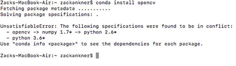 How Do I Install Python Opencv Through Conda Stack Overflow