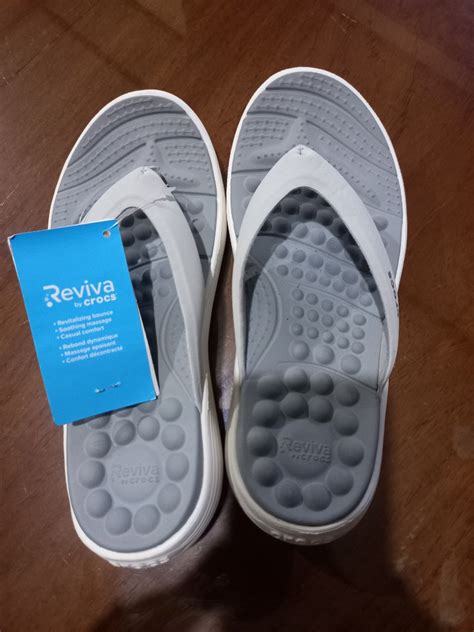 Crocs Reviva Womens Fashion Footwear Slippers And Slides On Carousell