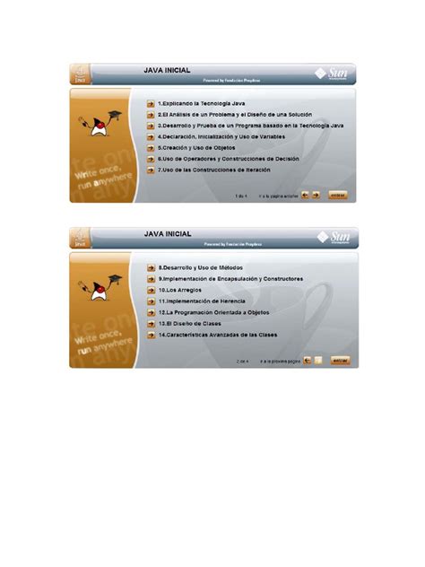 Javamanual Pdf Pdf Java Lenguaje De Programación Objeto Informática