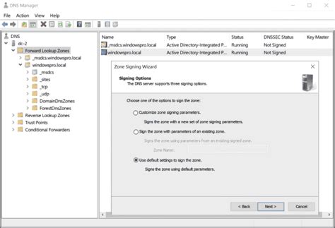 Configure Dnssec On Windows Server 4sysops