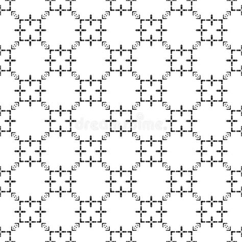 Vector White Background Geometrical Elements Pattern Vector Illustrations Stock Illustration