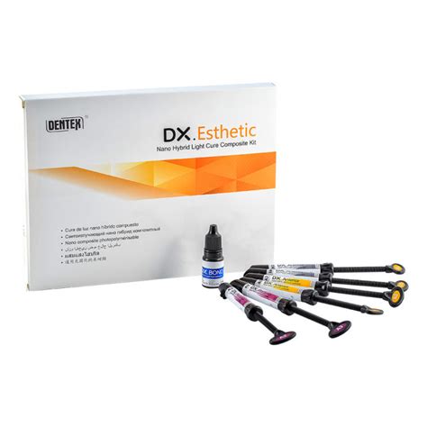 Dentex Dental Light Cure Composite Resin Kit Esthetic Etching Adhesive Lazada