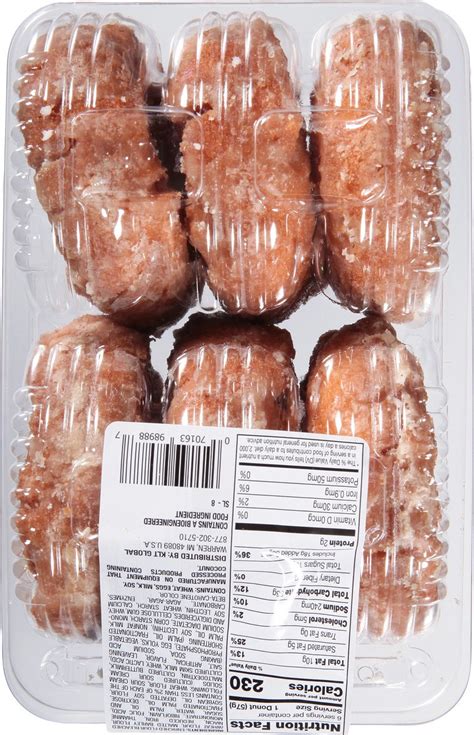 Sabrinas Sour Cream Glazed Cake Donuts 12 Oz 12 Oz Shipt