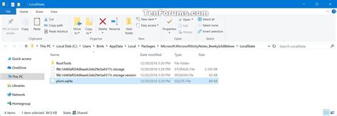 Backup And Restore Sticky Notes In Windows Tutorials