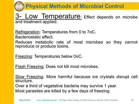 Control Of Microbial Growth Using Physical And Chemical Methods Pptx
