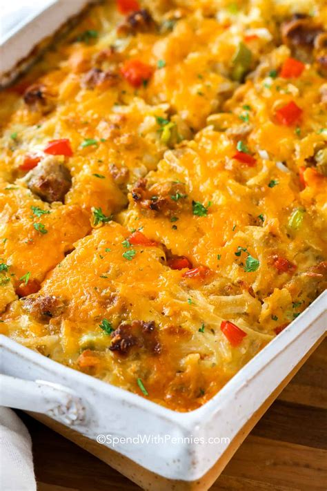 Hashbrown Breakfast Casserole Spend With Pennies The Greatest Barbecue Recipes The Sauce