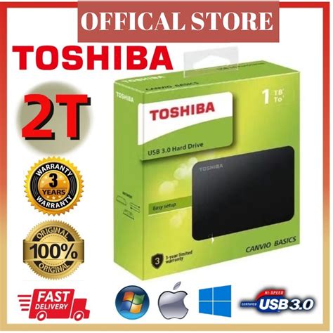 Jual Toshiba 2tb 1tb Hardisk Eksternal 2 5 Portable Hardisk Usb 3 0
