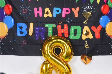 파티·이벤트용품 럭셔리 생일 대형 현수막 블랙파티 B타입 파티 이벤트 행사 홈파티 오늘의집 쇼핑