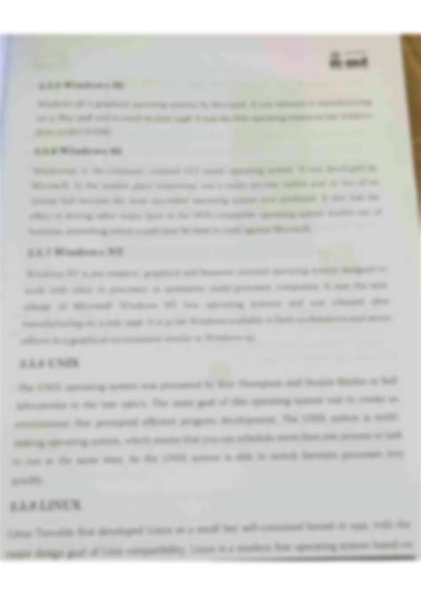 Solution Types Of Computer Operating System Studypool