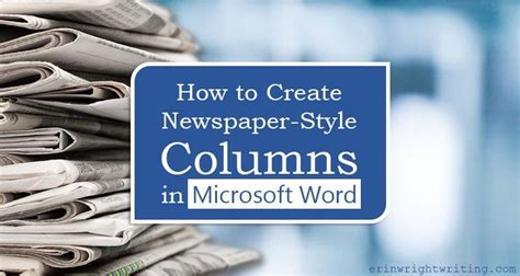 How To Create Newspaper Style Columns In Microsoft Word Artofit