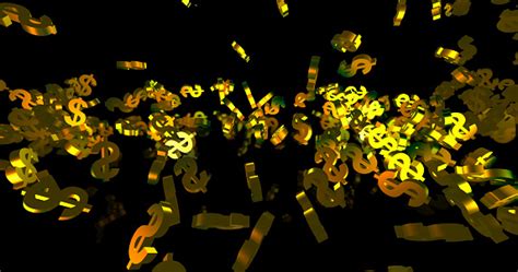검은 배경에 떨어지는 황금 3d 달러 기호 금융 이벤트 배경 3d 렌더링 0명에 대한 스톡 사진 및 기타 이미지 0명 가상현실 경제 Istock