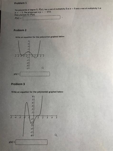 Solved Problem 1 The Polynomial Of Degree 3 P X Has A Chegg Com