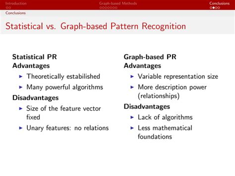 Graph Based Pattern Recognition Ppt