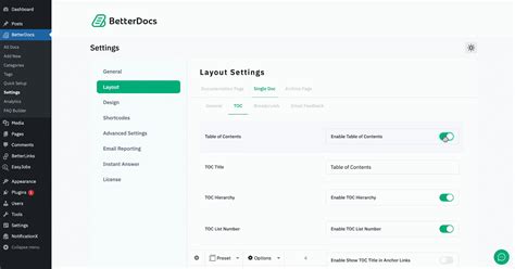 How To Configure Doc Single Page With Betterdocs Betterdocs