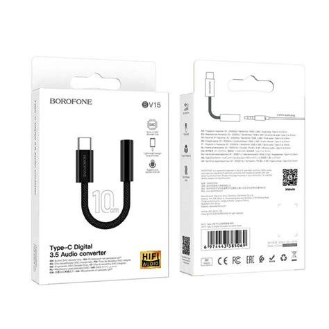 Borofone Type C To Headphone Jack Hena Accessories