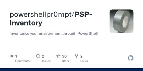 github powershellpr0mpt psp inventory inventorise your environment through powershell