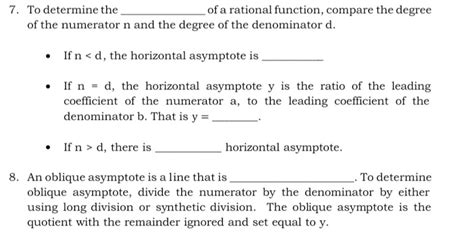 Answered To Determine The Of A Rational… Bartleby
