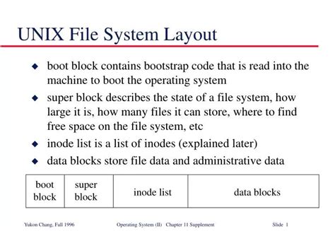 Ppt Unix File System Layout Powerpoint Presentation Free Download