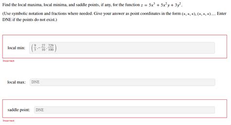 Solved Find All The Critical Points Of The Function Chegg Com