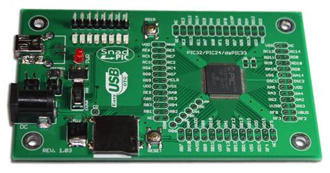 Pic32 Pic24 Dspic33 Usb Otg Development Board Starter Kit Plug