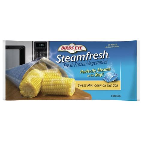 Birds Eye Fresh Frozen Vegetables Sweet Mini Corn On The Cob 4 Each Instacart