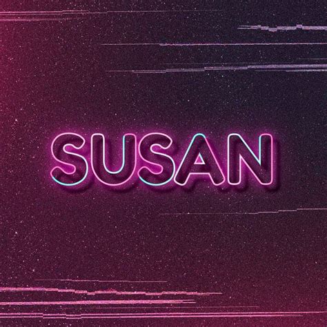 Download Free Image Of Susan Name Font Block Letter Typography Vector