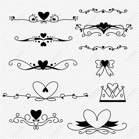 รักลายเส้นขอบ Png สำหรับการดาวน์โหลดฟรี Lovepik