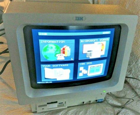 1984 Ibm Ps 1 Personal System Computer Bundle ~ Inc Keyboard Mouse Monitor 3762421633