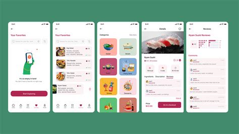 Nyam Sushi App Design On Behance