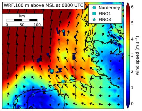 Wrf Simulation Of 2 June 2017 Showing The Cross Section In Almost