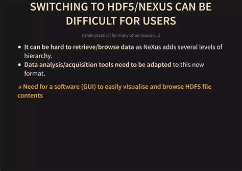 h5web a web based viewer of hdf5 files ppt