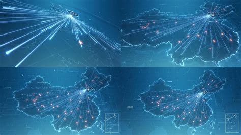 蓝科技中国地图0ae模板下载