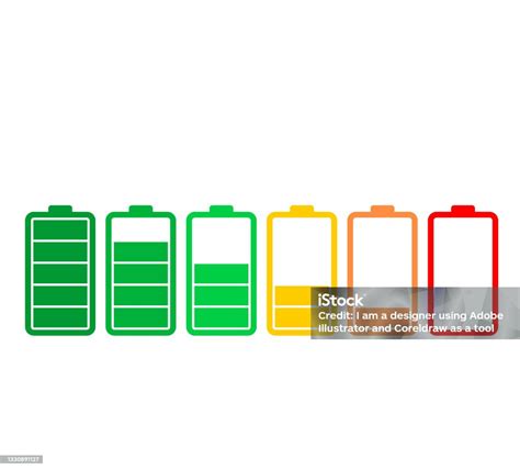 배터리 충전 표시기 아이콘입니다 벡터 그림입니다 흰색 배경에 가득 찬에 대한 스톡 벡터 아트 및 기타 이미지 가득 찬 계기판 측정기 금속 Istock