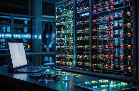 Premium Photo Scientist Analyzing Complex Data System