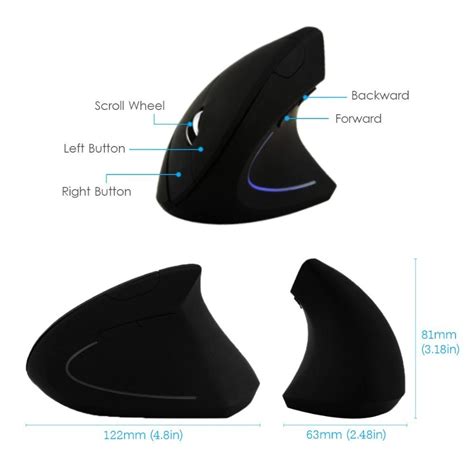 Joystick Mouse Betterspine Wireless Vertical Joystick Mouse
